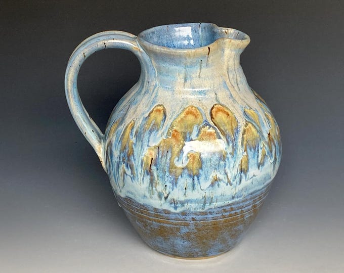 Stoneware Pitcher Ceramic Pitcher Pottery Ice Tea Pitcher Pottery Jug ...