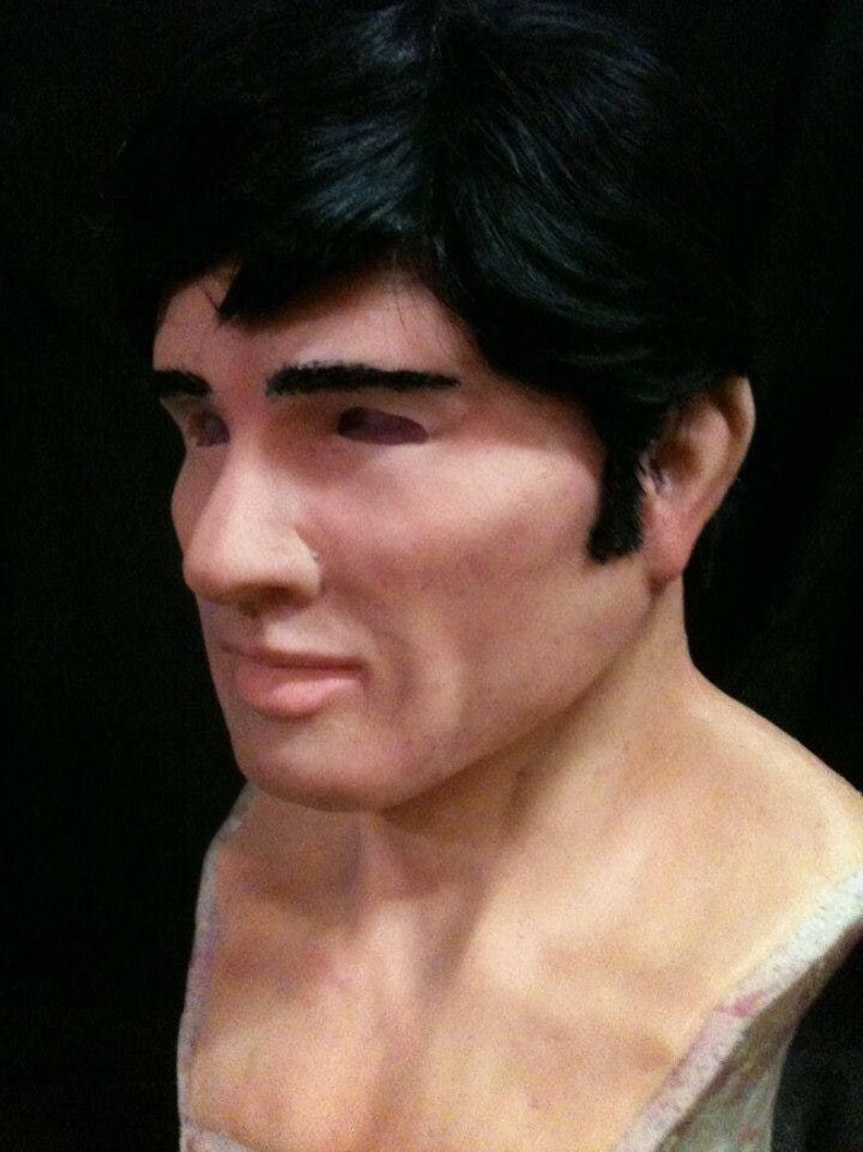 Handcrafted Silicone Mask With Hair, Designed for Immersive Experiences ...