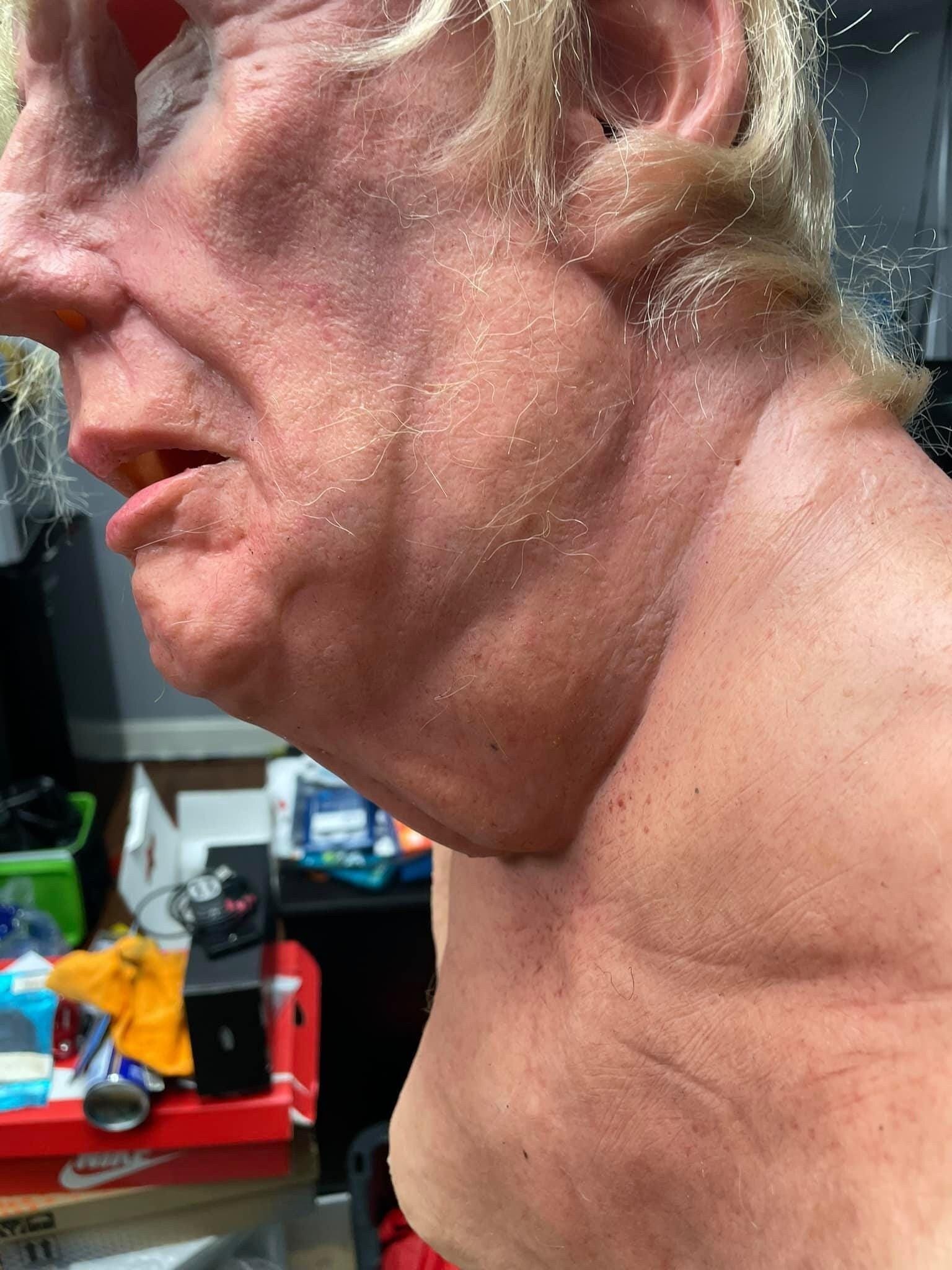 Handmade Silicone Donald Trump Mask With Hair and Eyebrows for a ...