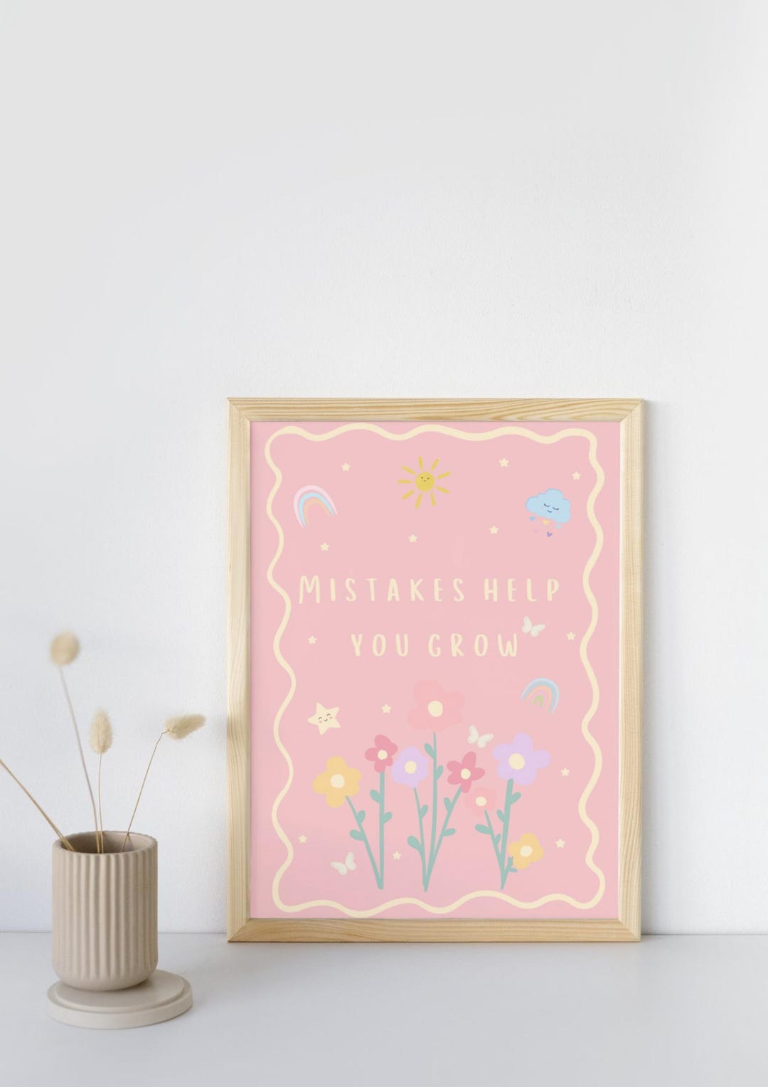Mistakes Help You Grow | Growth Mindset Classroom Wall Art | Positive ...