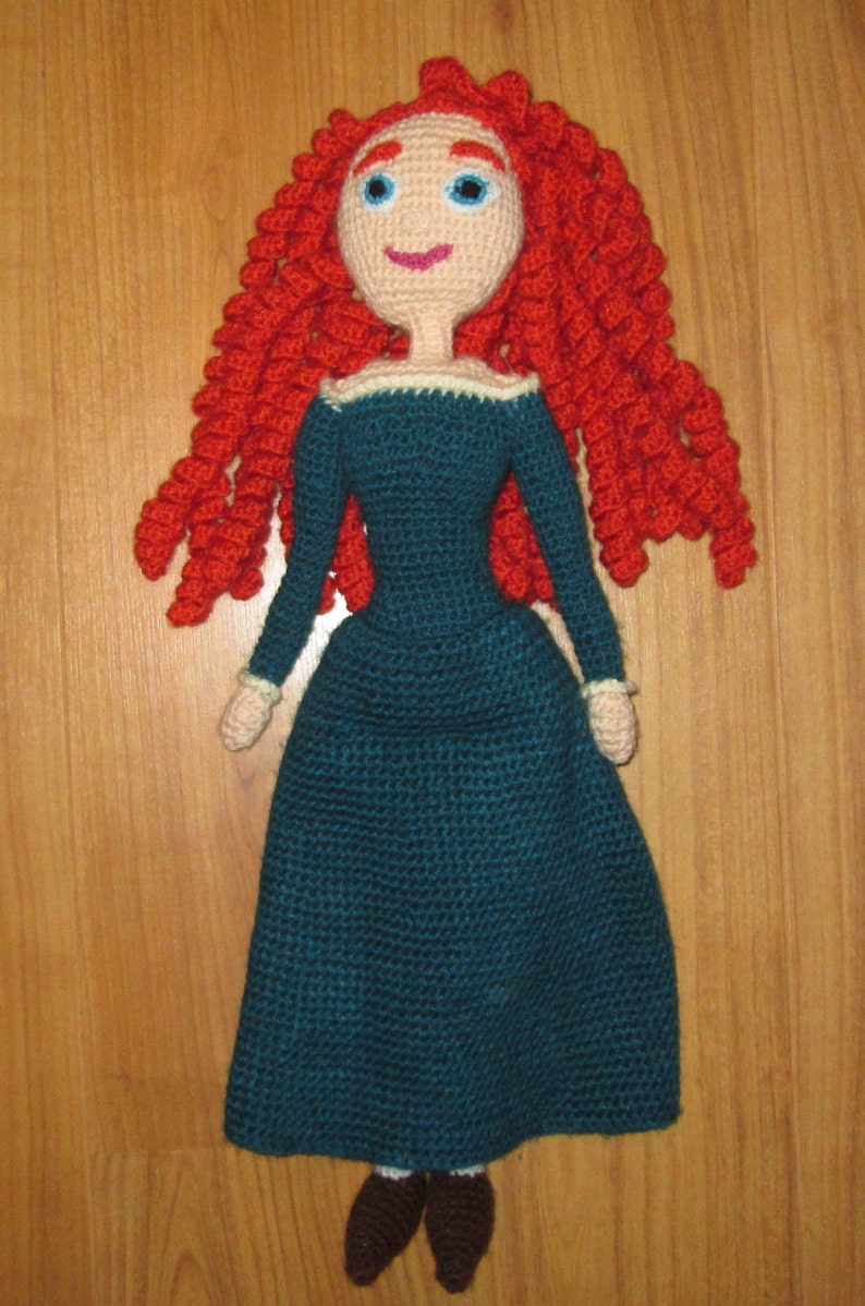 MERIDA a Brave Princess Doll Amigurumi CROCHET Pattern PDF - Etsy