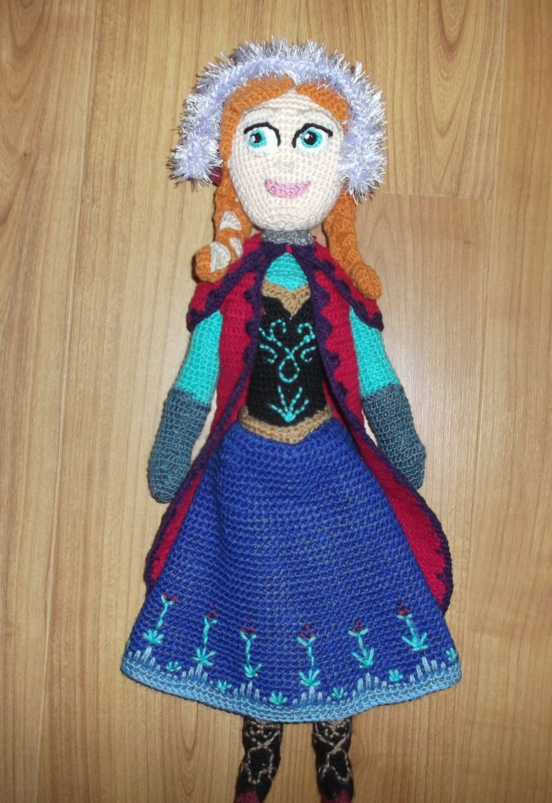 ANNA Frozen Ice Princess Doll CROCHET Pattern PDF - Etsy