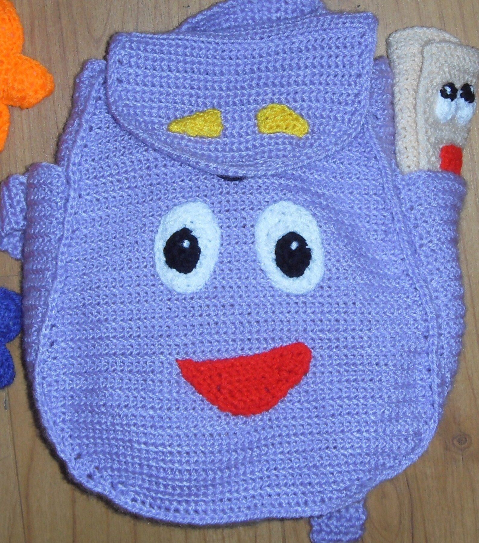 Dora BACKPACK & 8 Accessories Crochet Pattern PDF - Etsy