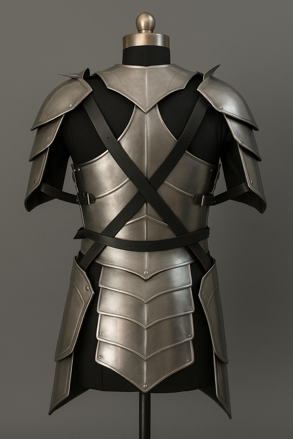Medieval Knight Steel Female Armor, Lady Half Body Armor Cuirass With ...