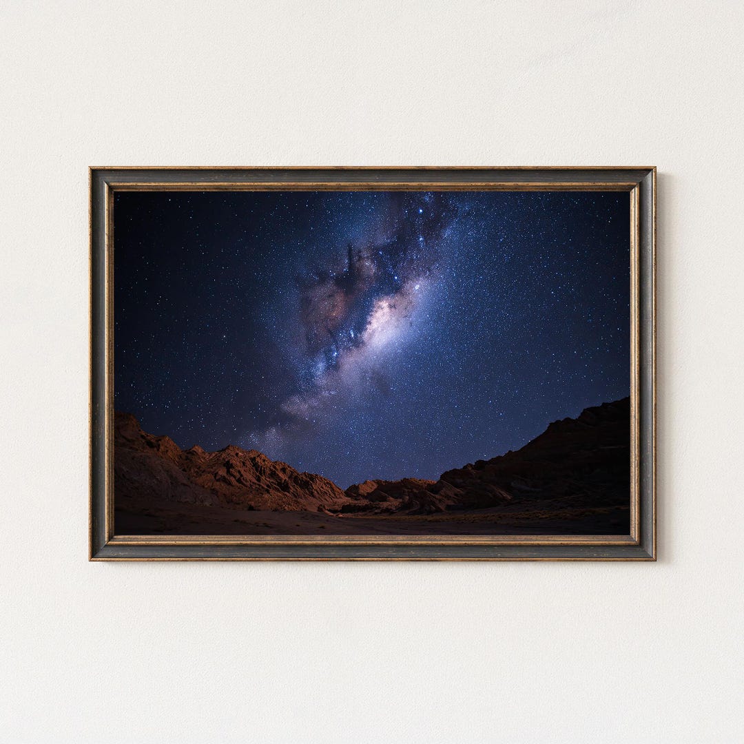 Atacama Desert Milky Way Night Sky Photography Print - Etsy