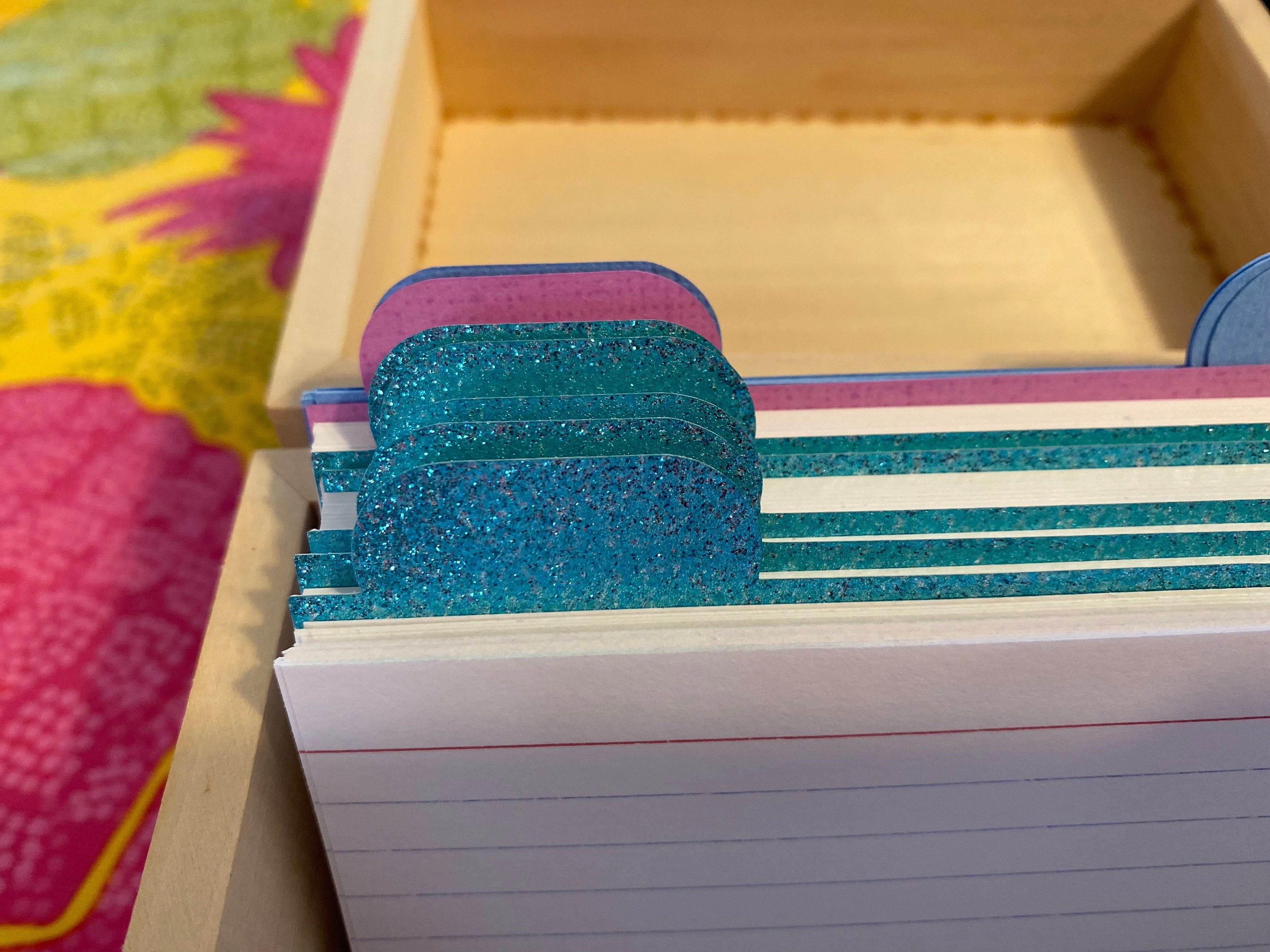 Index or Recipe Card Dividers 3"x5", Instant Download, DIY - Etsy