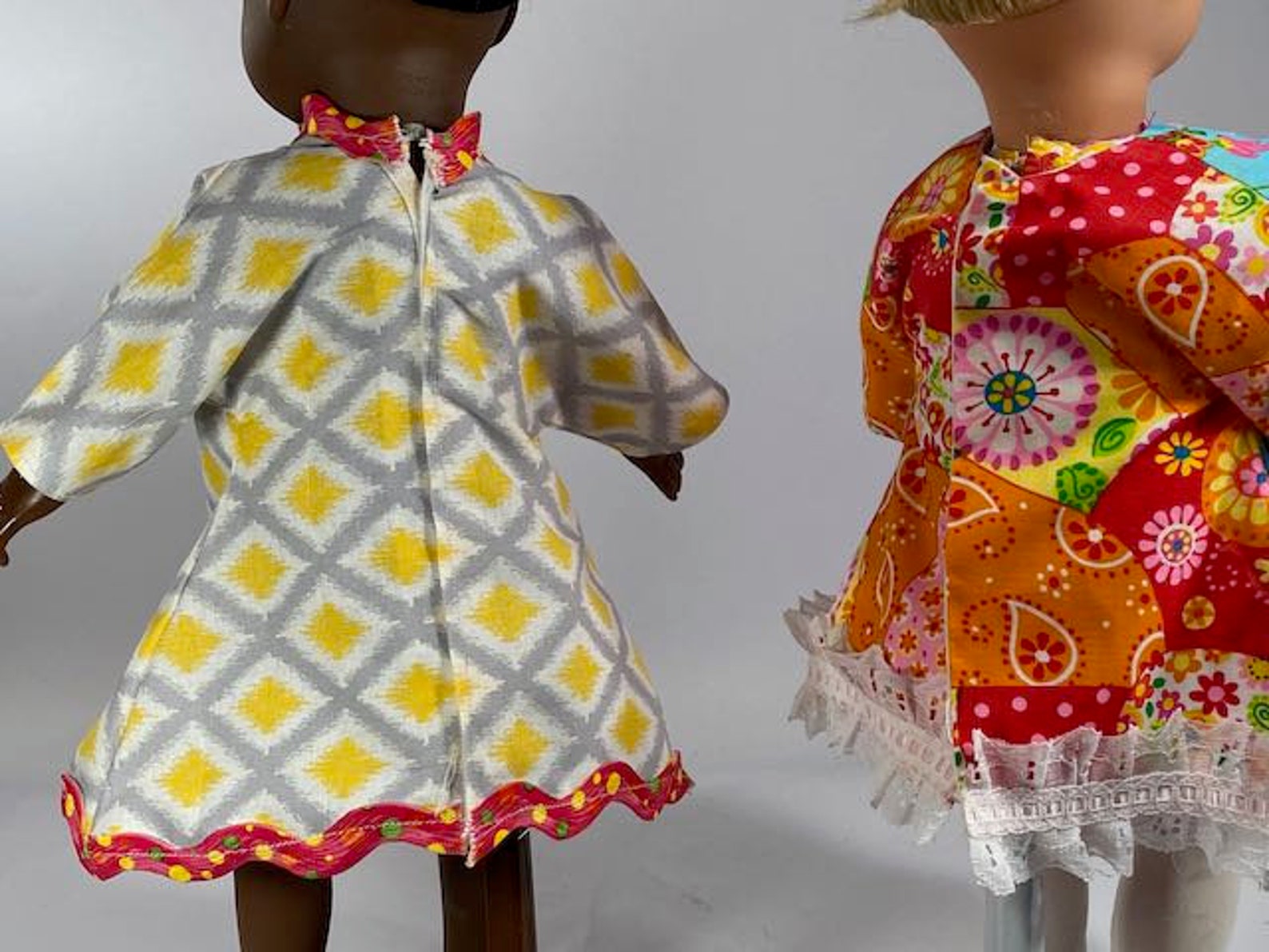 Doll Clothes Dress With Sleeves Pattern Downloadable Easy PDF - Etsy