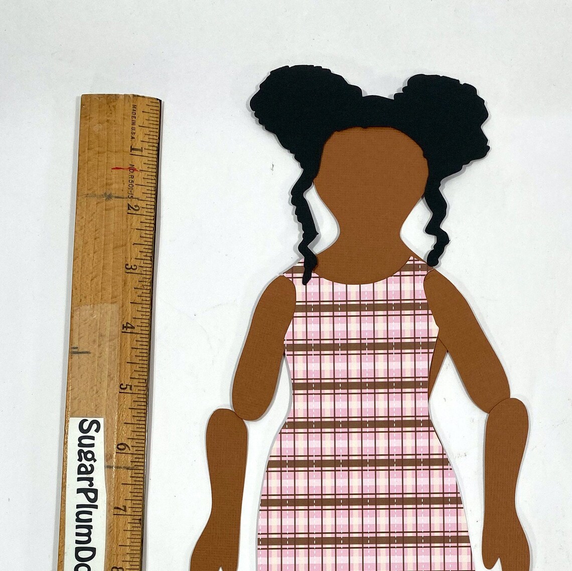 African American Girl/woman Articulated Paper Doll cardstock - Etsy