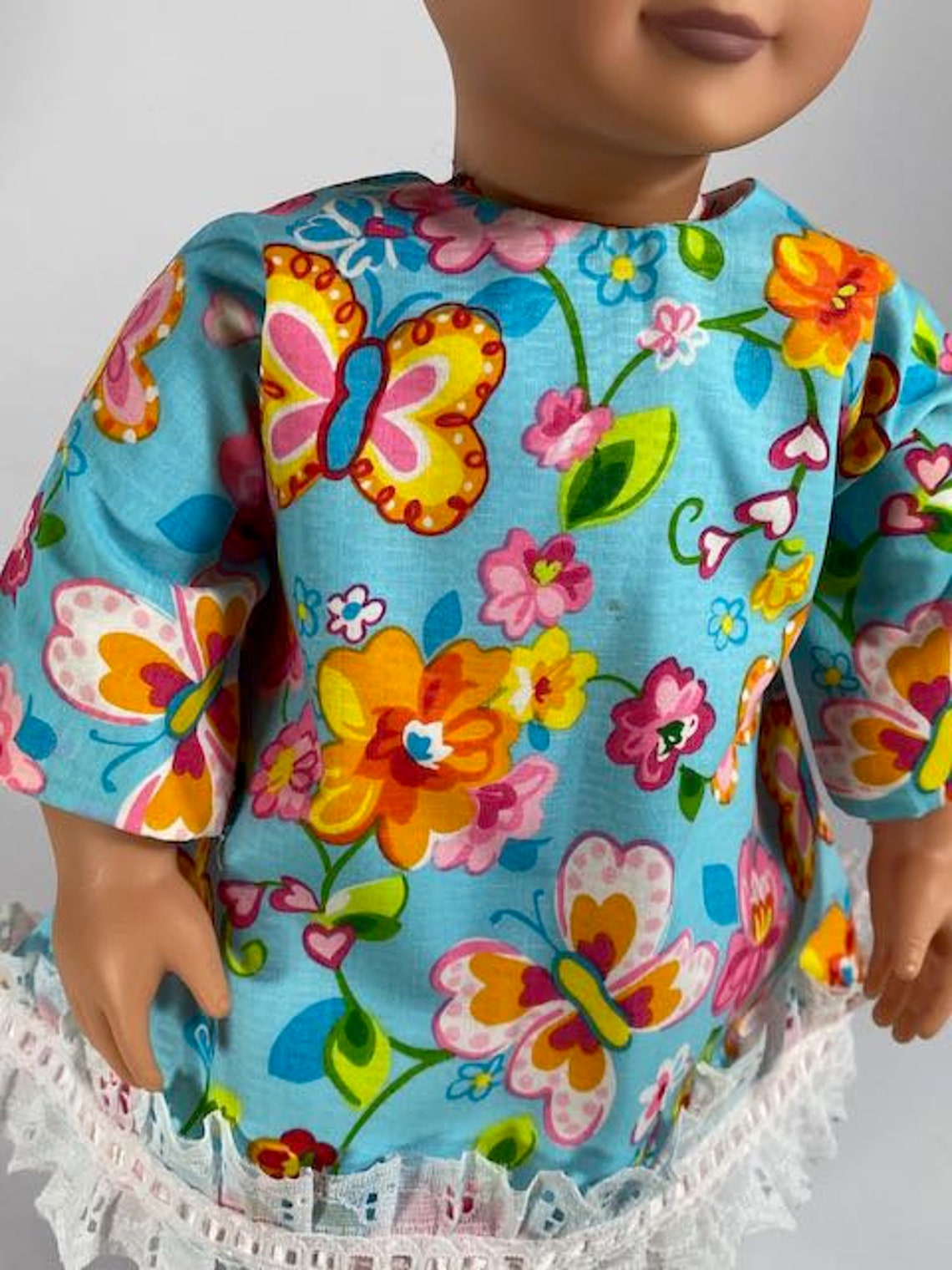 Doll Clothes Dress With Sleeves Pattern Downloadable Easy PDF - Etsy