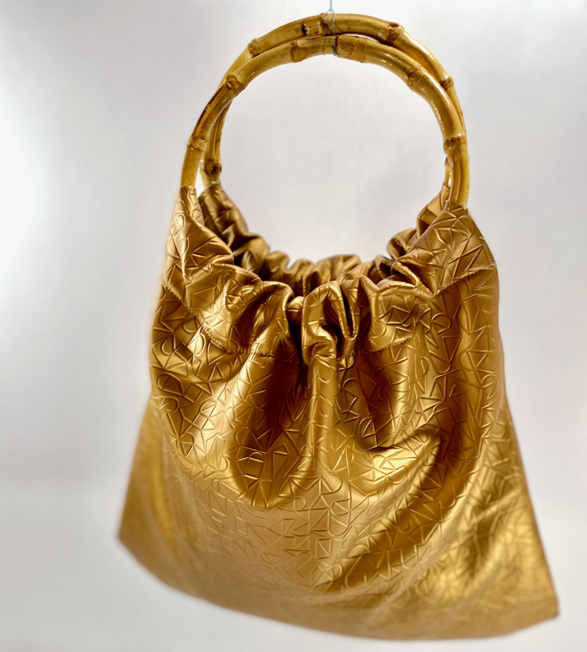 Easy Purse With Round Wood Handles Digital Pattern Instant - Etsy