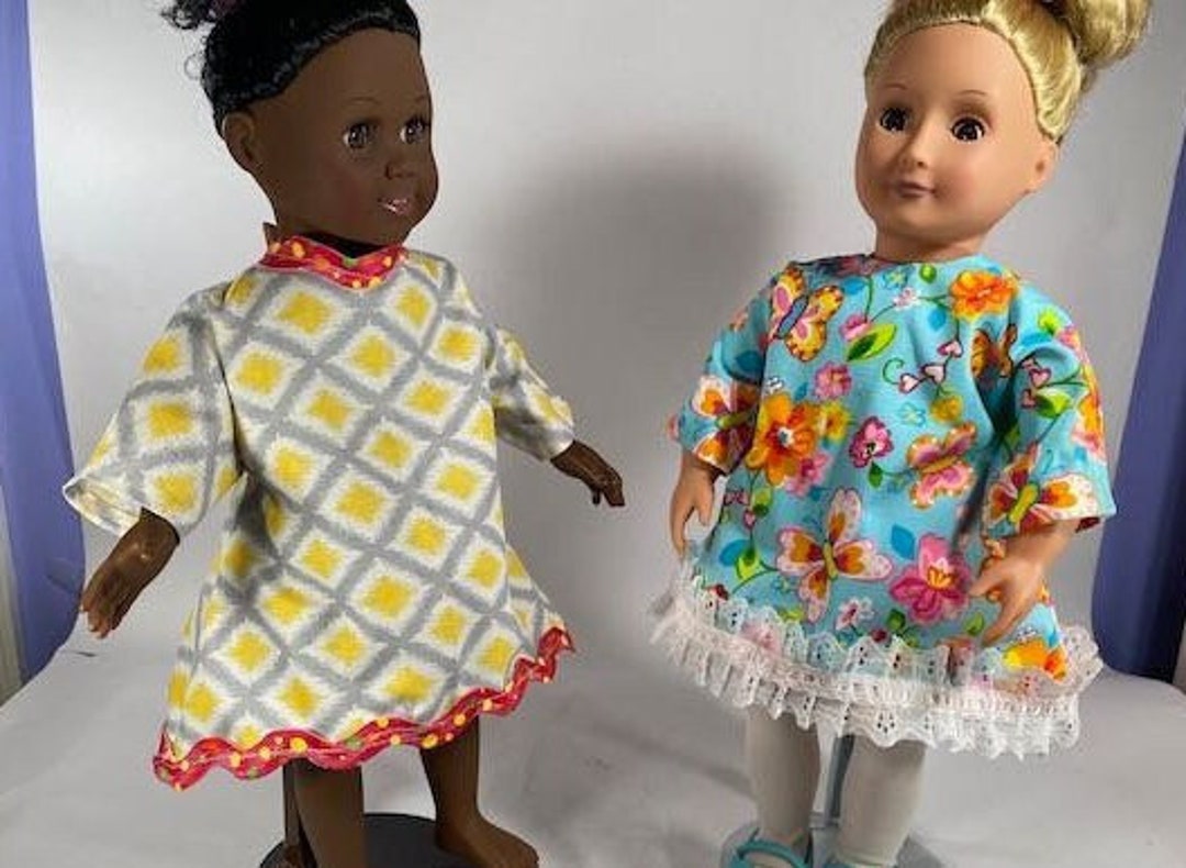 Doll Clothes Dress Pattern: Easy PDF for 18-inch Dolls (downloadable ...