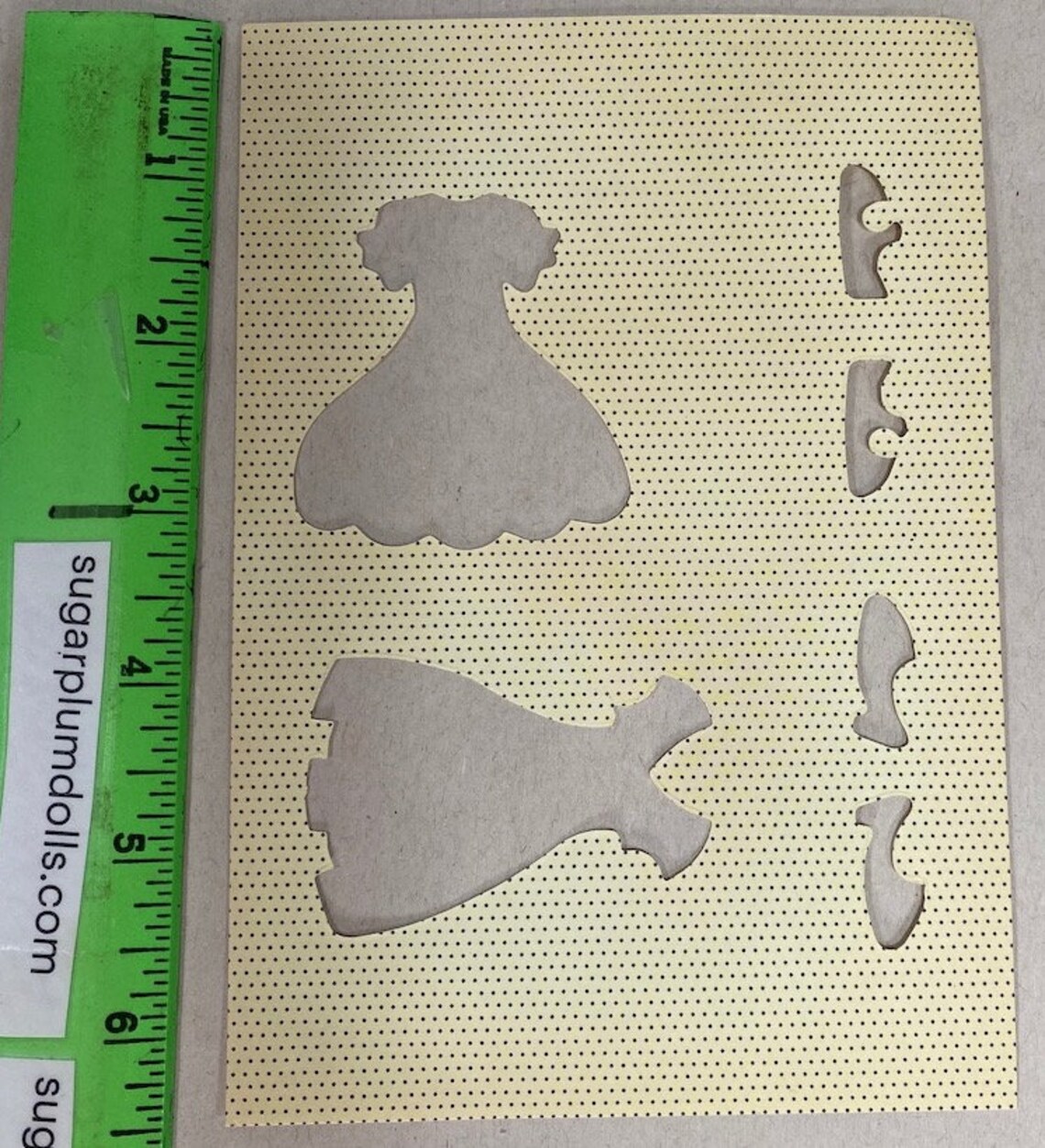 Cute Girl Paper Doll Stencil With Hair and Clothes Stencil - Etsy