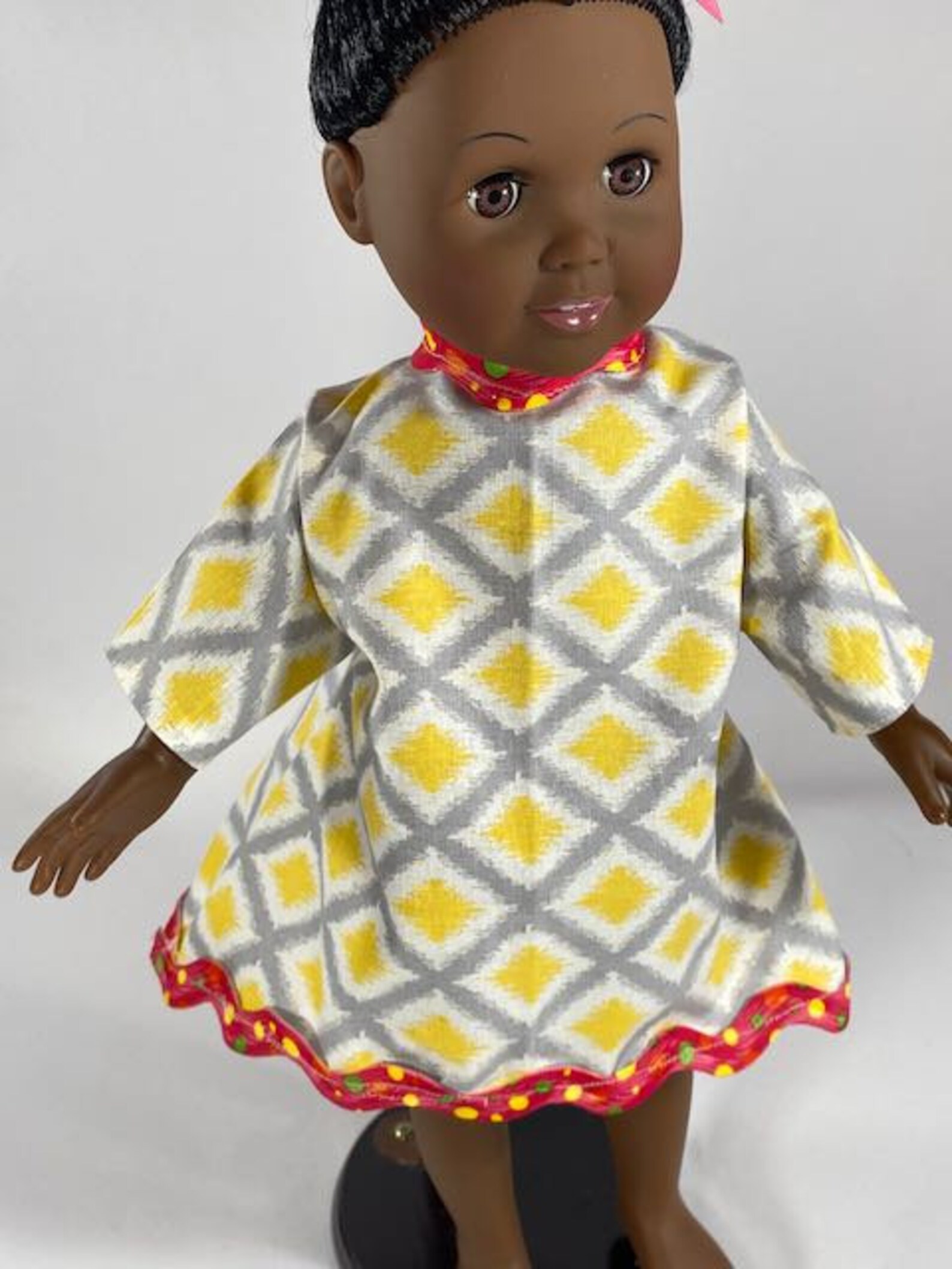 Doll Clothes Dress With Sleeves Pattern Downloadable Easy PDF - Etsy