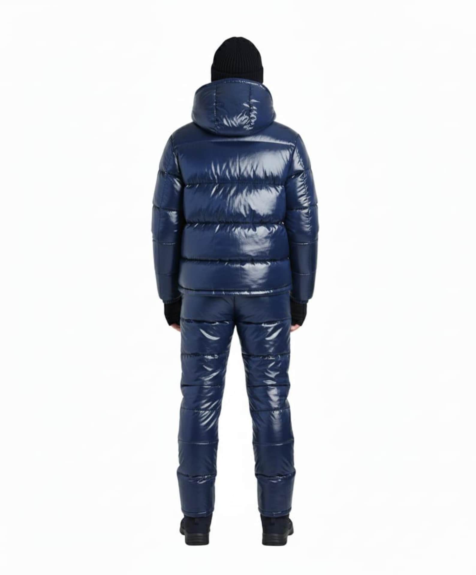 Men and Women Shiny Puffer Suit Set | Glossy Winter Jacket & Pants - Etsy