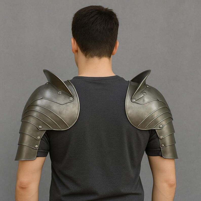 Medieval Steel Shoulder Pauldrons Armor | LARP, Cosplay & Renaissance ...