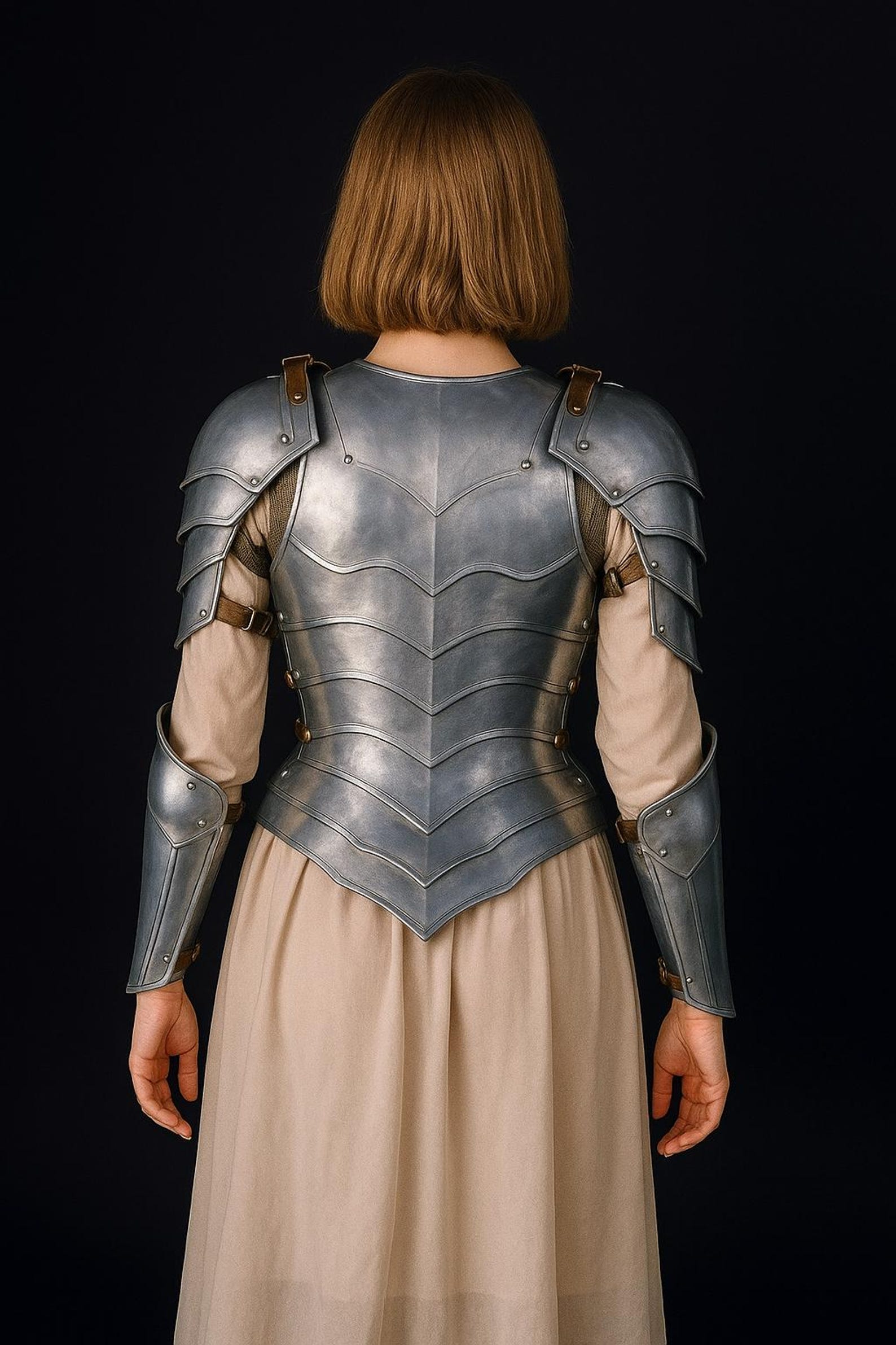 Medieval Steel Lady Knight Armor Set | Full Body Cuirass & Pauldrons ...