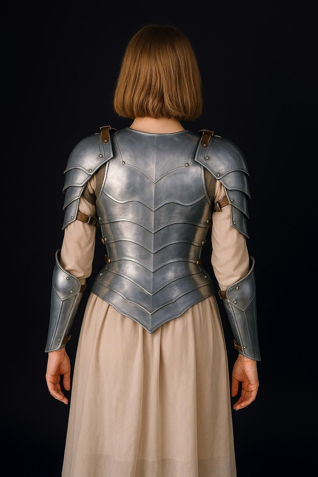 Medieval Steel Lady Knight Armor Set | Full Body Cuirass & Pauldrons ...