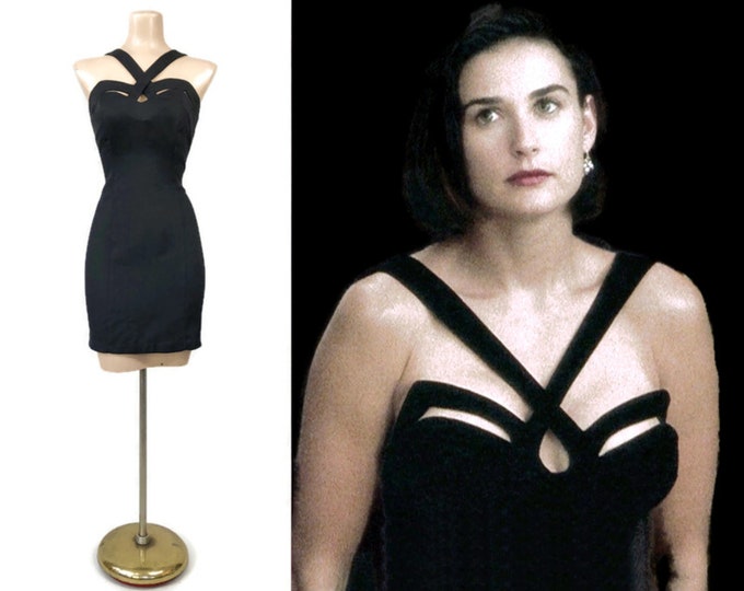 VINTAGE 80s 90s Indecent Proposal Bombshell Mini Dress by Roberta ...