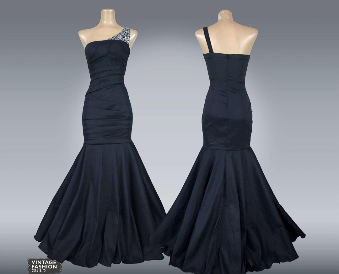 VINTAGE Y2K Cold Shoulder Mermaid Formal Dress by City Triangles Sz 3 ...