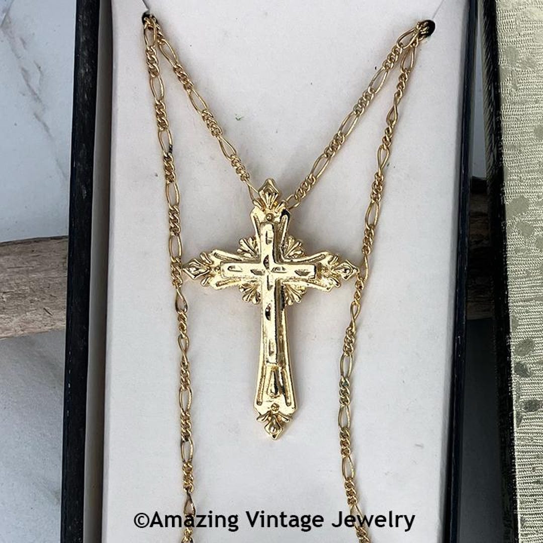 Sarah Coventry CELEBRATION Cross Necklace From 1981 * Vintage Sarah ...