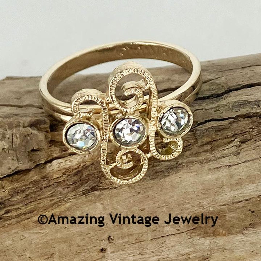 Sarah Coventry TARA Ring From 1978 * 1978 Sarah Coventry Hostess Ring ...