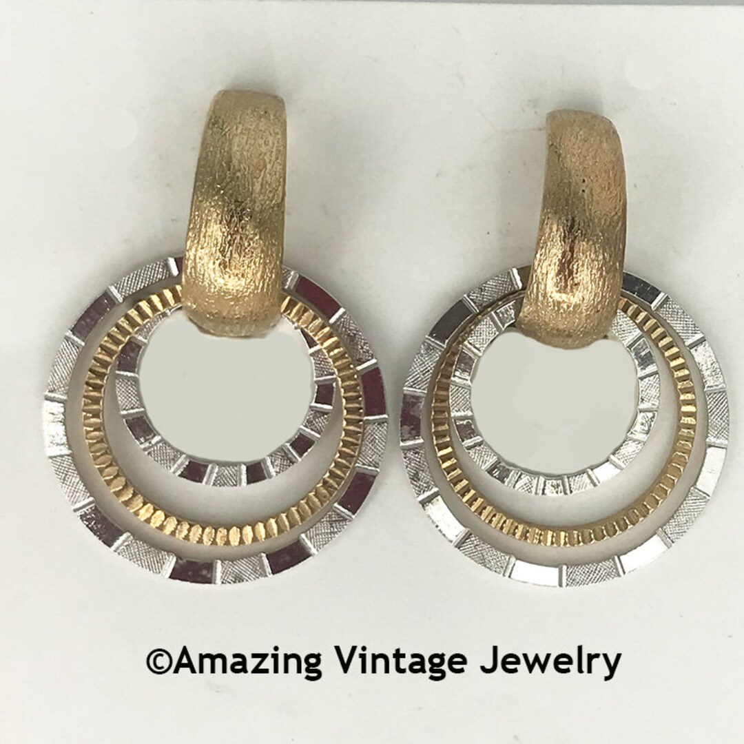 Sarah Coventry LOOP-LA-LOOP Earrings From 1976 Vintage Sarah Coventry ...