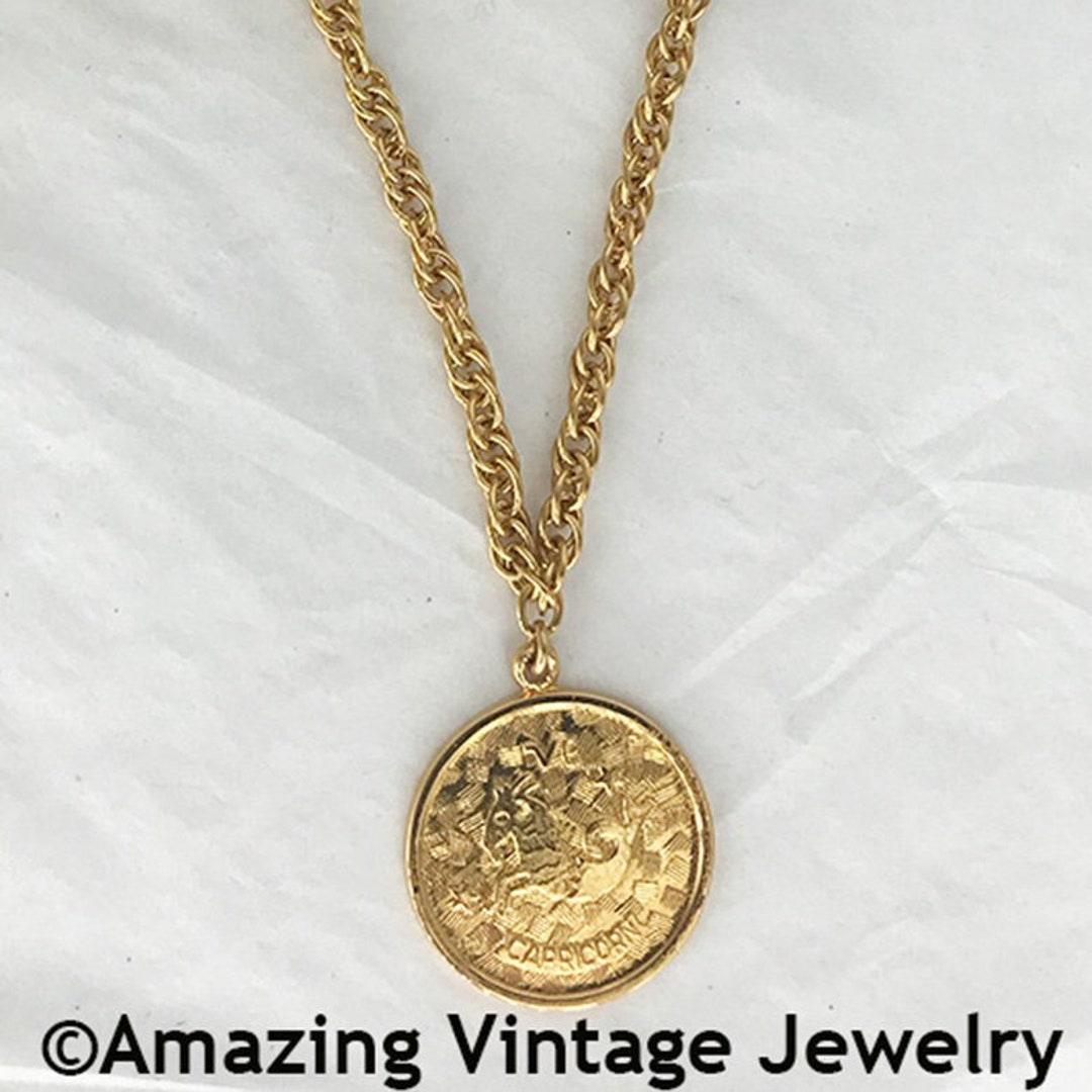 Sarah Coventry ZODIAC PENDANT Necklace From 1970 Sarah - Etsy