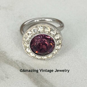 Sarah Coventry ROYAL VELVET Ring From 1972 * Sarah Coventry Purple ...