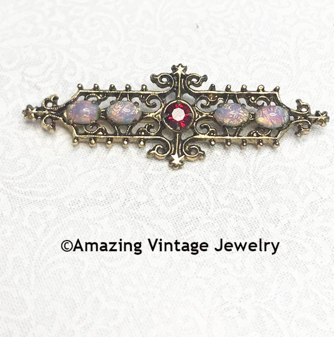Sarah Coventry STERLING TREASURE Pin From 1972 * Vintage Sarah Cov Lady ...