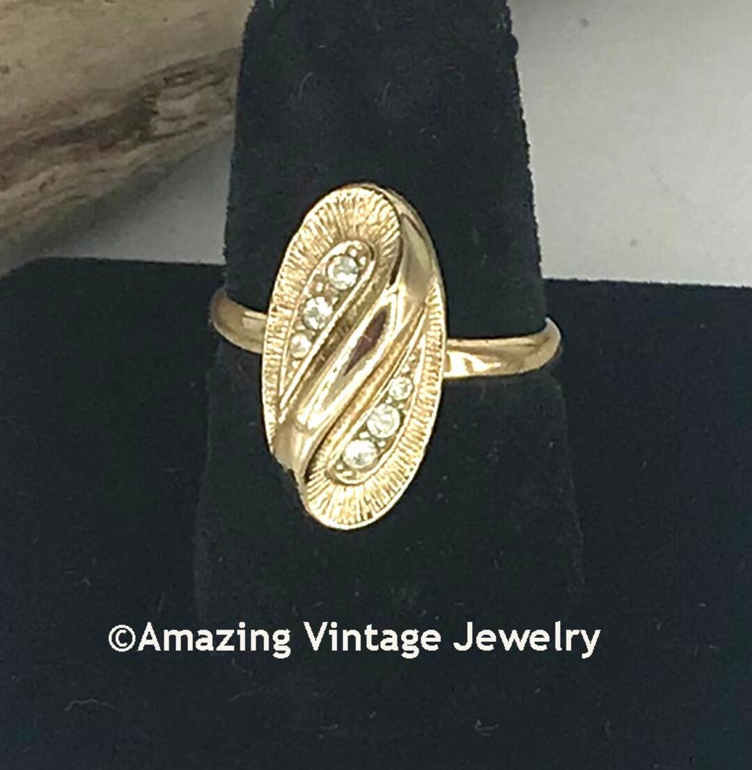 Sarah Coventry EVERLASTING Ring From 1982 Sarah Coventry Gold Ring ...