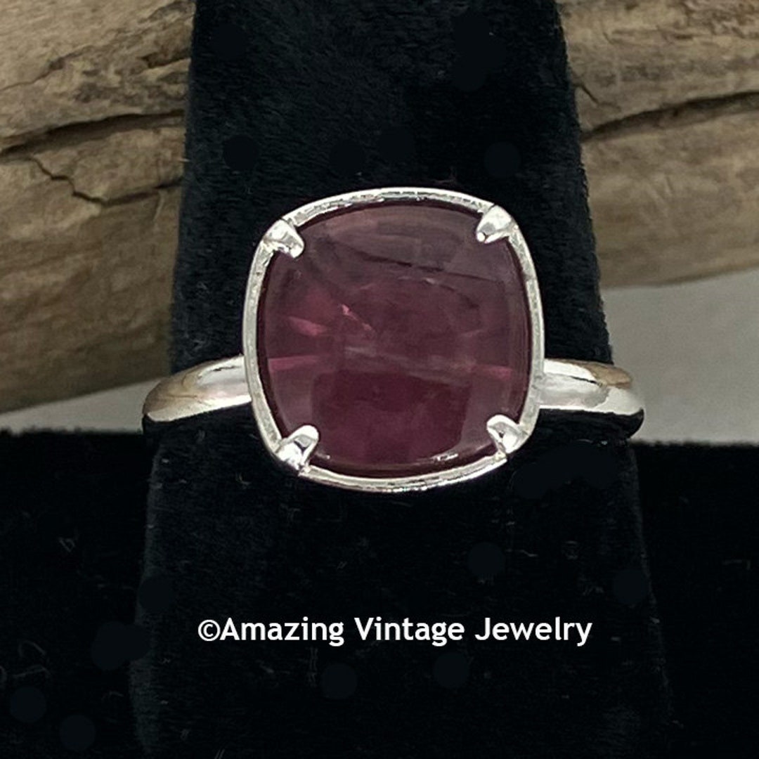Sarah Coventry DEEP PURPLE Ring From 1976 Sarah Coventry Purple Ring ...