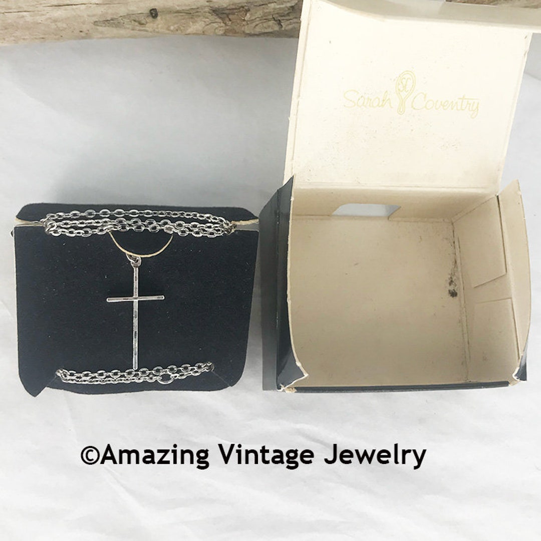Sarah Coventry DEDICATION CROSS Necklace From 1978 * Sarah Coventry ...