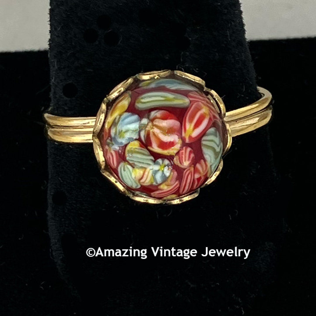 Sarah Coventry VENETIAN TREASURE Ring From 1975 Sarah Coventry Red Ring ...