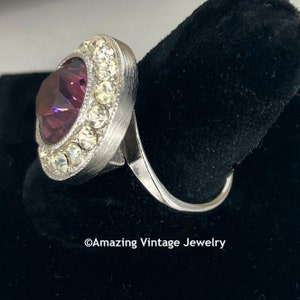 Sarah Coventry ROYAL VELVET Ring From 1972 * Sarah Coventry Purple ...