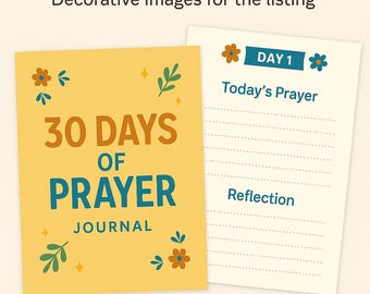 30-day Bible Reading & Prayer Journal for Kids – Christian Printable ...