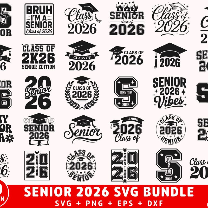 Senior 2026 Svg - Etsy