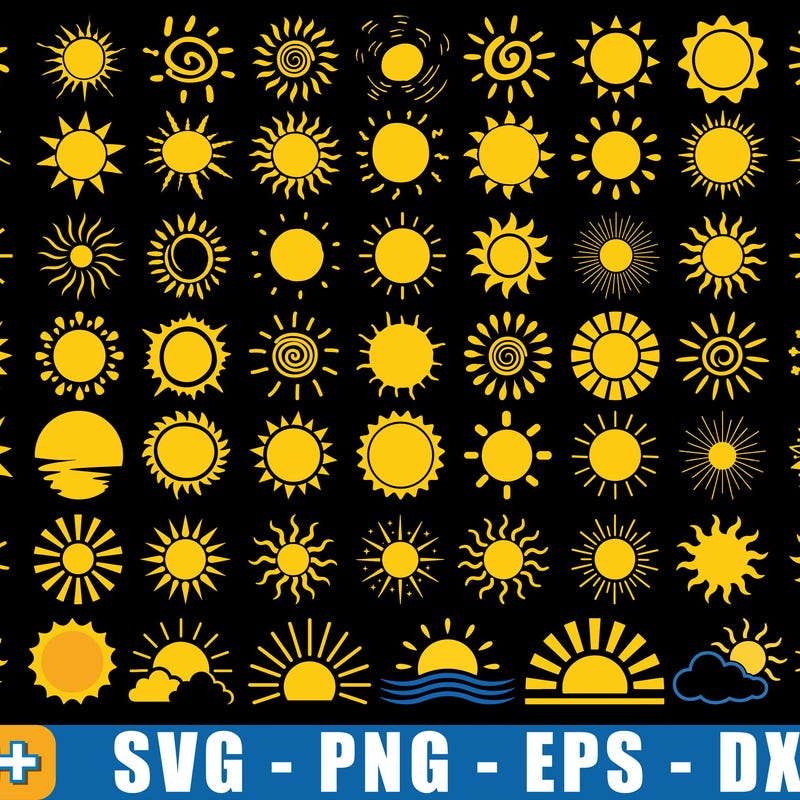 Sun Svg - Etsy