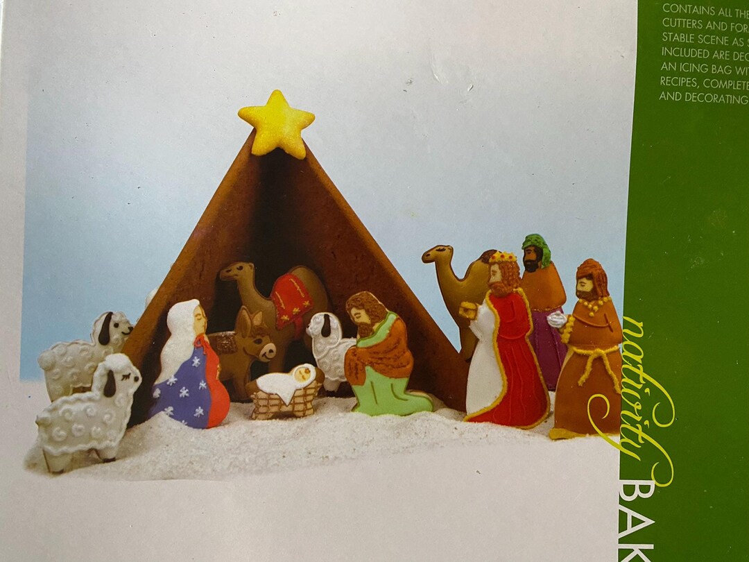 Nativity Scene Cookie Cutter Set - Etsy