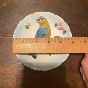 Lefton Bird 3D Wall Hangings Blue Jay and Bluebird PAIR Mid-century MCM ...