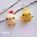Baby Chicken Crochet Pattern Pdf, Amigurumi Tiny Chick Keychain, Easter ...