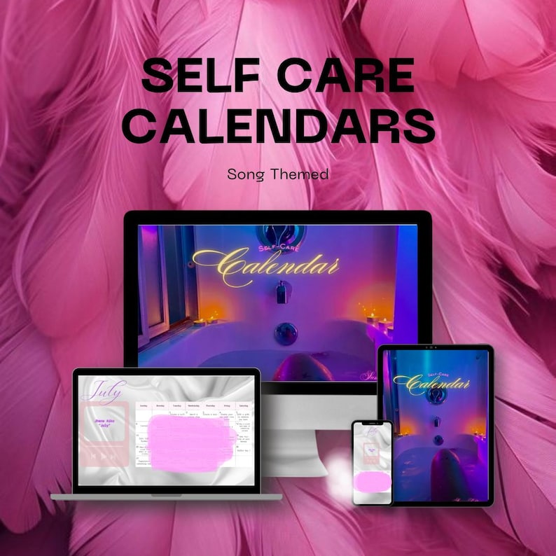 Self-care Calendar 2025 Summer Edition - Etsy