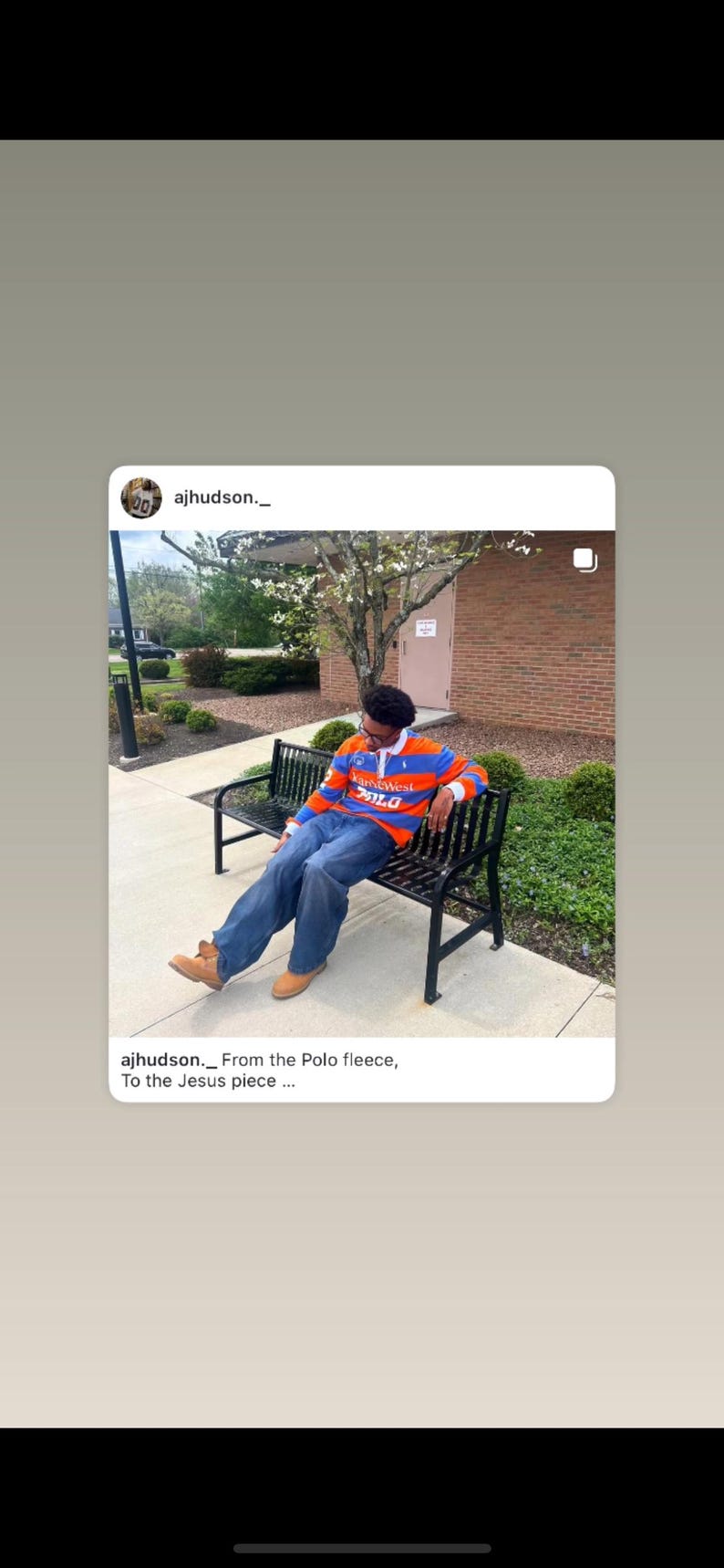 The College Dropout (kanye West) Inspired Orange & Blue Polo Rugby ...