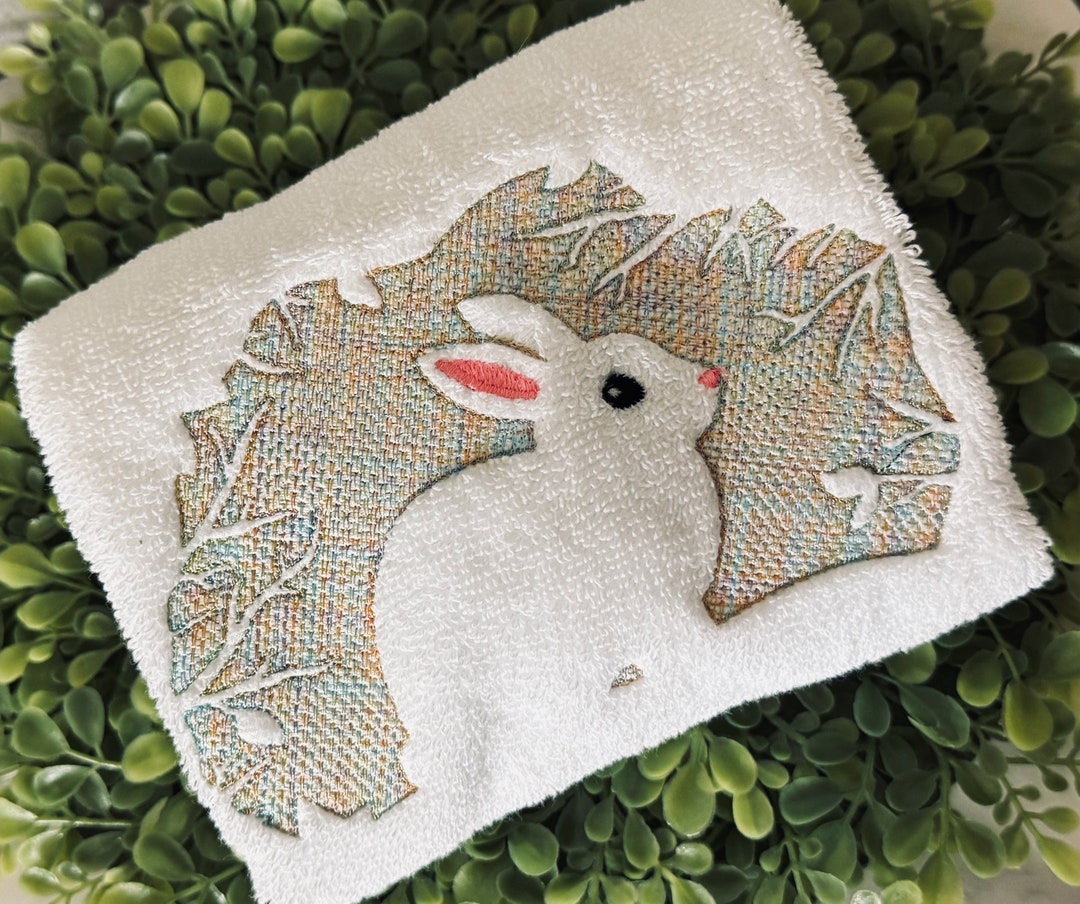 Easter Hand Towel - Bunny Decor - Bathroom Guest Towel - Spring Decor ...