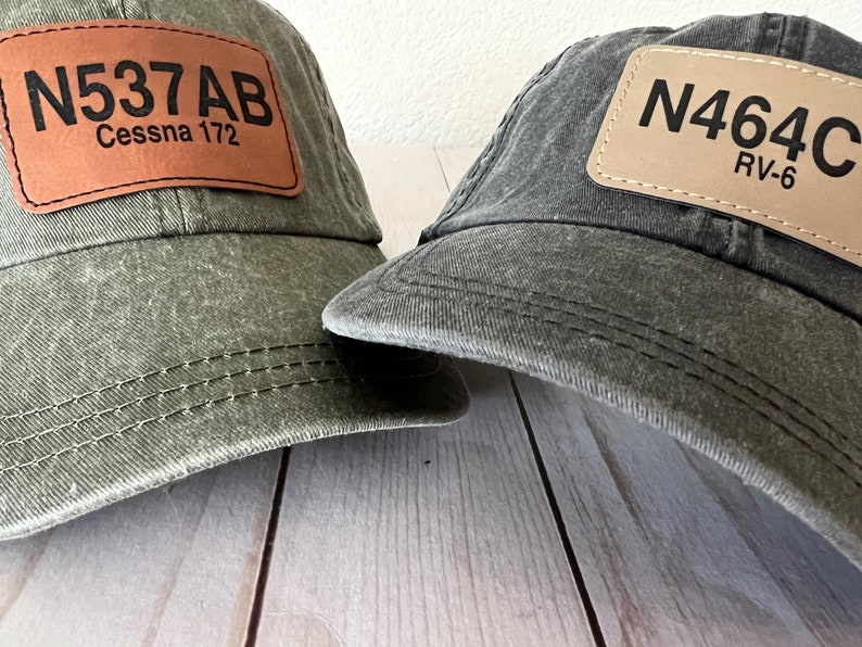 Tail Number Hat Gift for Pilot Baseball Cap Aviation - Etsy