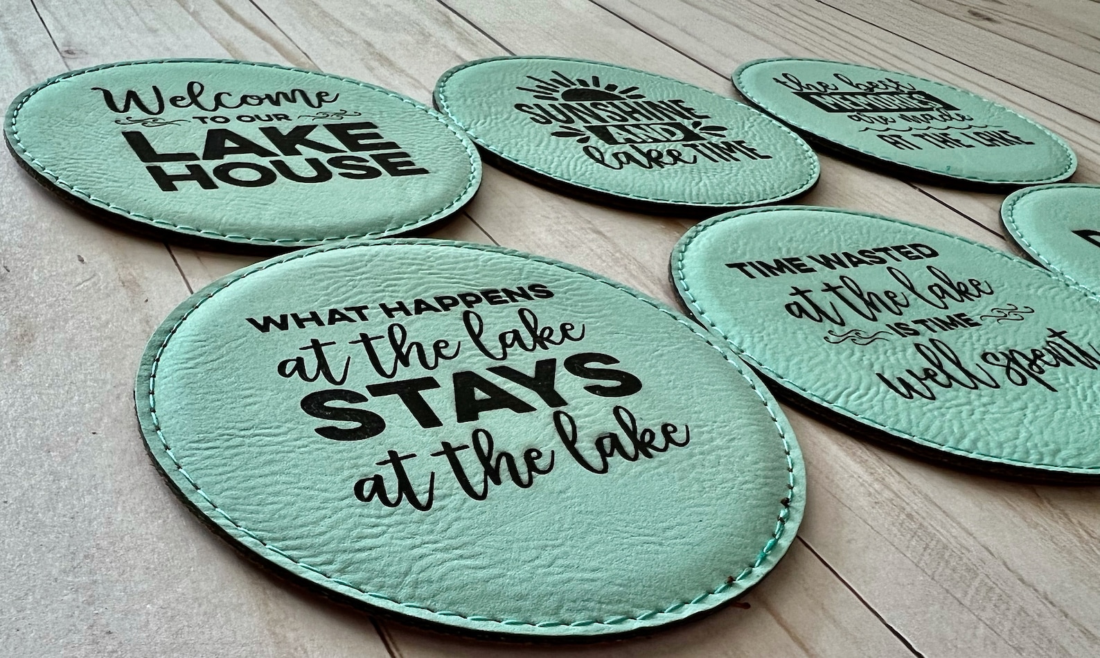 Lake Life Coasters Drink Coasters Bar Decor Lake House - Etsy