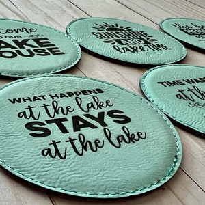 Lake Life Coasters - Drink Coasters - Bar Decor - Lake House Gift ...