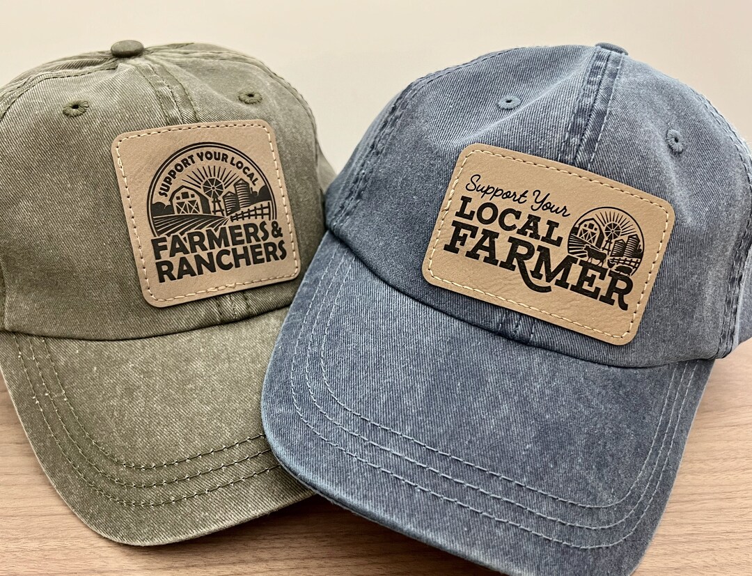 Baseball Cap - Farmers and Ranchers - Pigment Dyed - Unisex Hat - Laser ...
