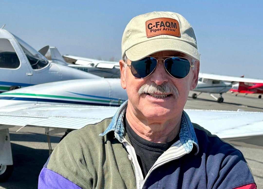 Tail Number Hat - Gift for Pilot - Baseball Cap - Aviation - Pigment ...