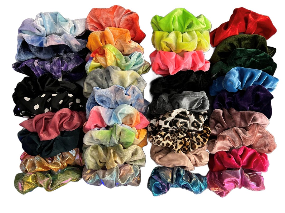 Zipper Secret Pocket Stash Scrunchies - Many Different Styles - Etsy