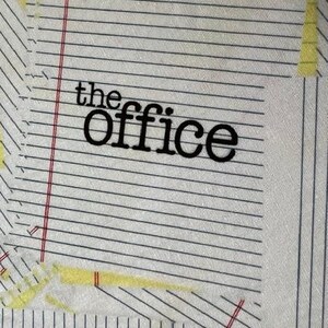 The Office Scrap Paper Fabric 44in by the Yard - Etsy